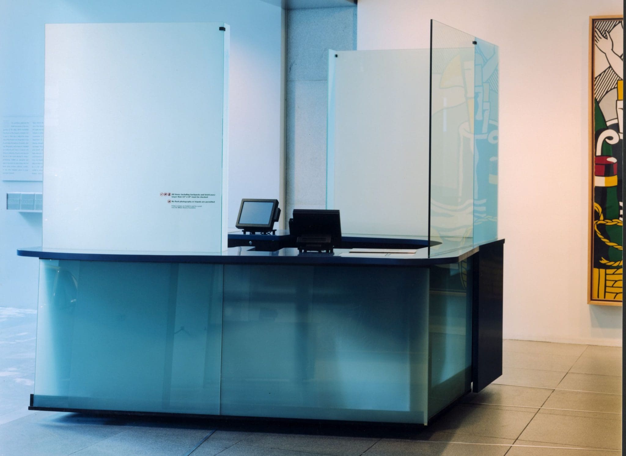 MoMA Entrance Lobby and Ticket Booths – marble fairbanks