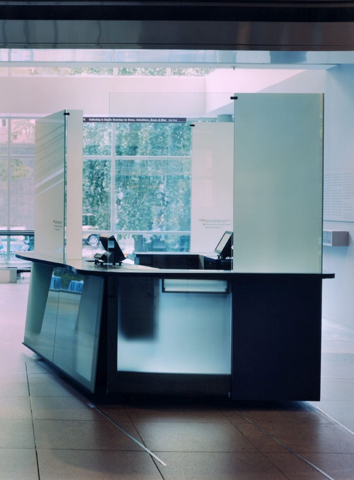 MoMA Entrance Lobby and Ticket Booths – marble fairbanks