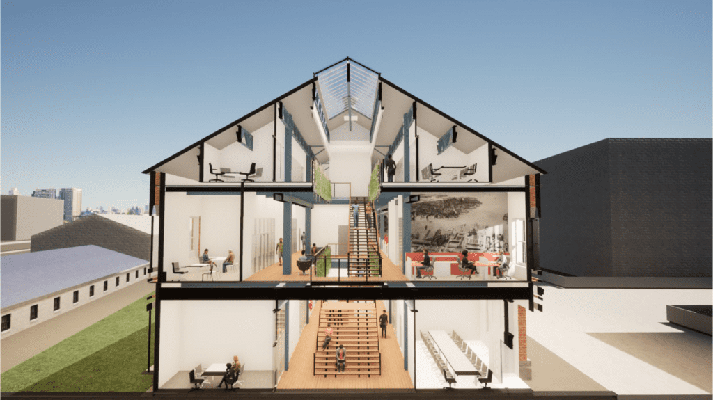 Project Update, National Parks of Boston Headquarters – marble fairbanks